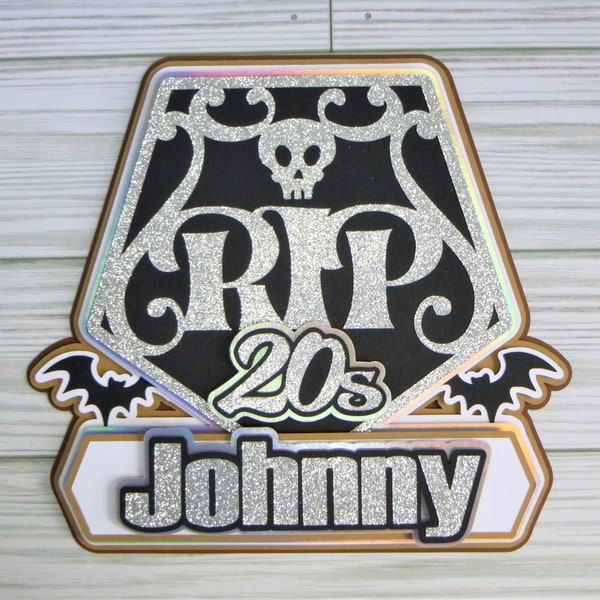 Death to My 20s Cake Topper - Etsy