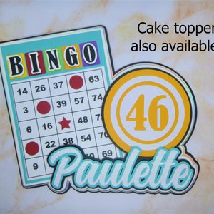 Bingo Cupcake Toppers, Bingo Birthday Party, Game Night Cupcake Toppers ...