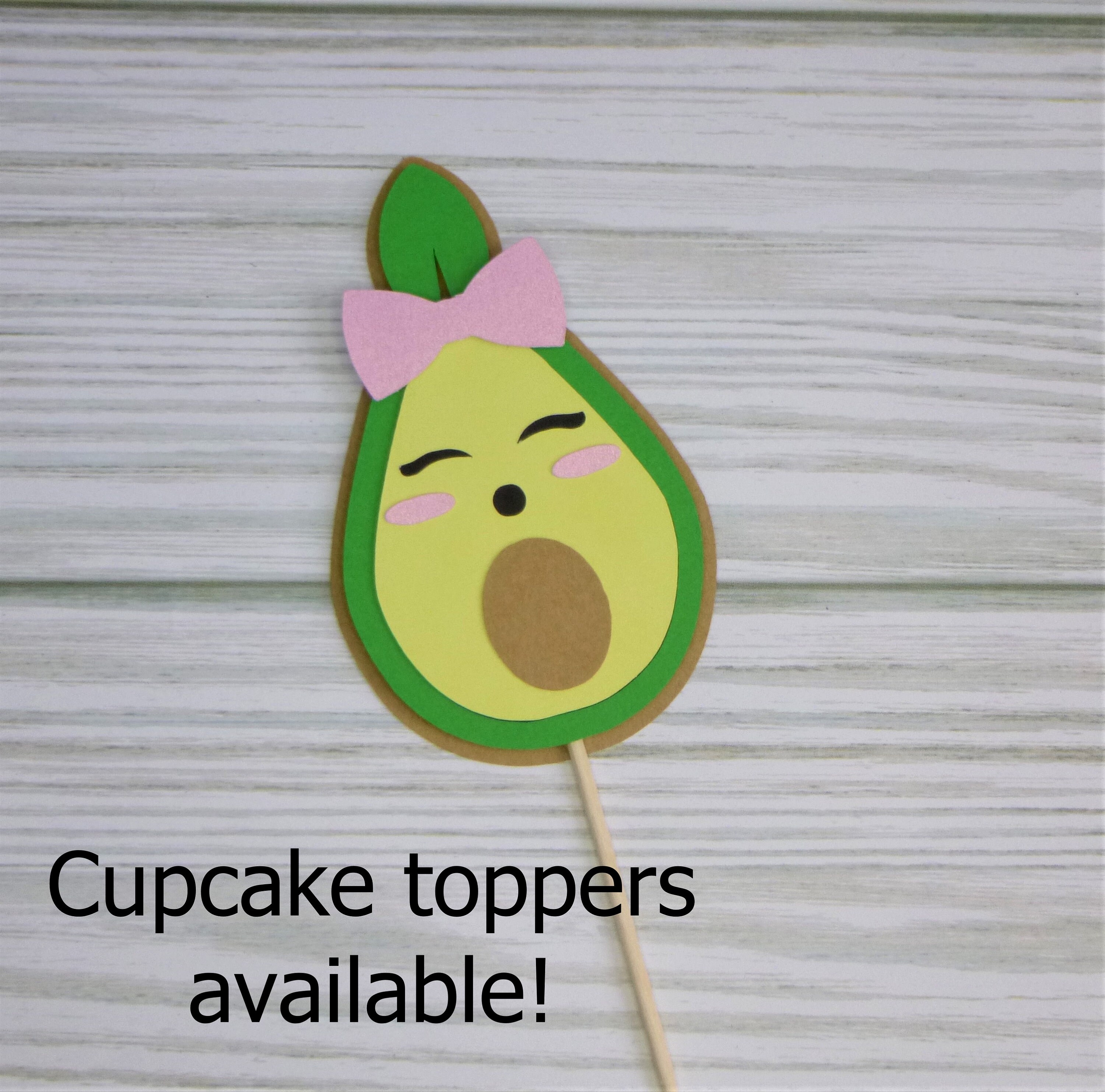 Avocado Cake Topper Personalized Birthday Cake Topper for - Etsy