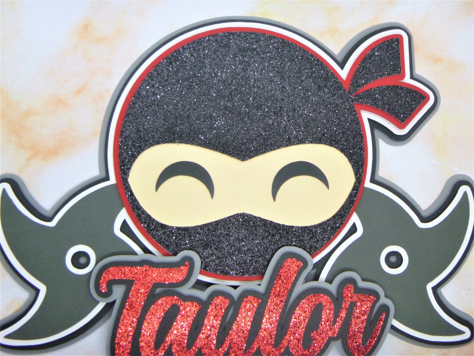 Ninja Cake Topper Personalized Birthday Cake Topper for Kids - Etsy