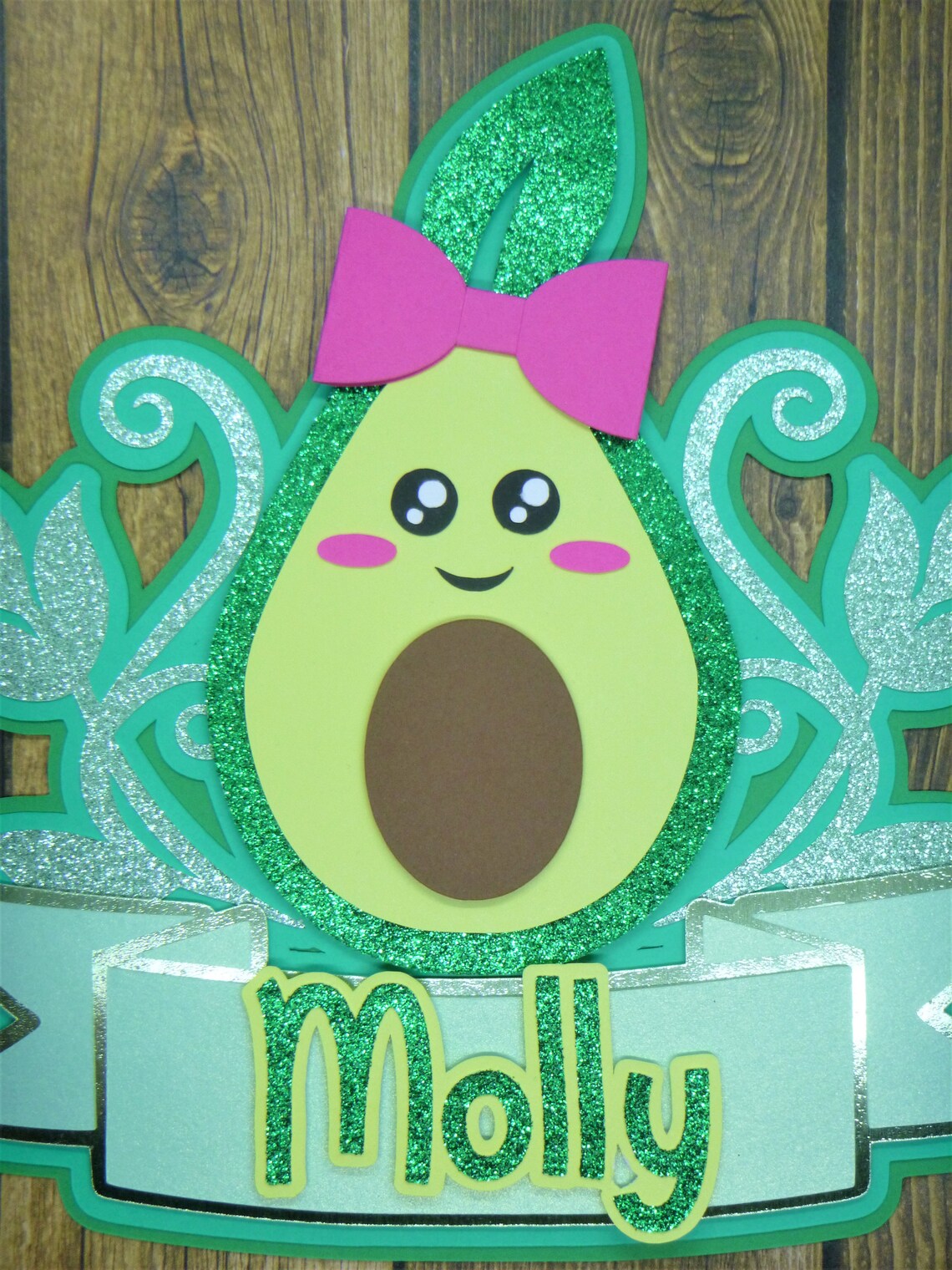 Topper de pastel de aguacate topper de pastel de cumpleaños | Etsy