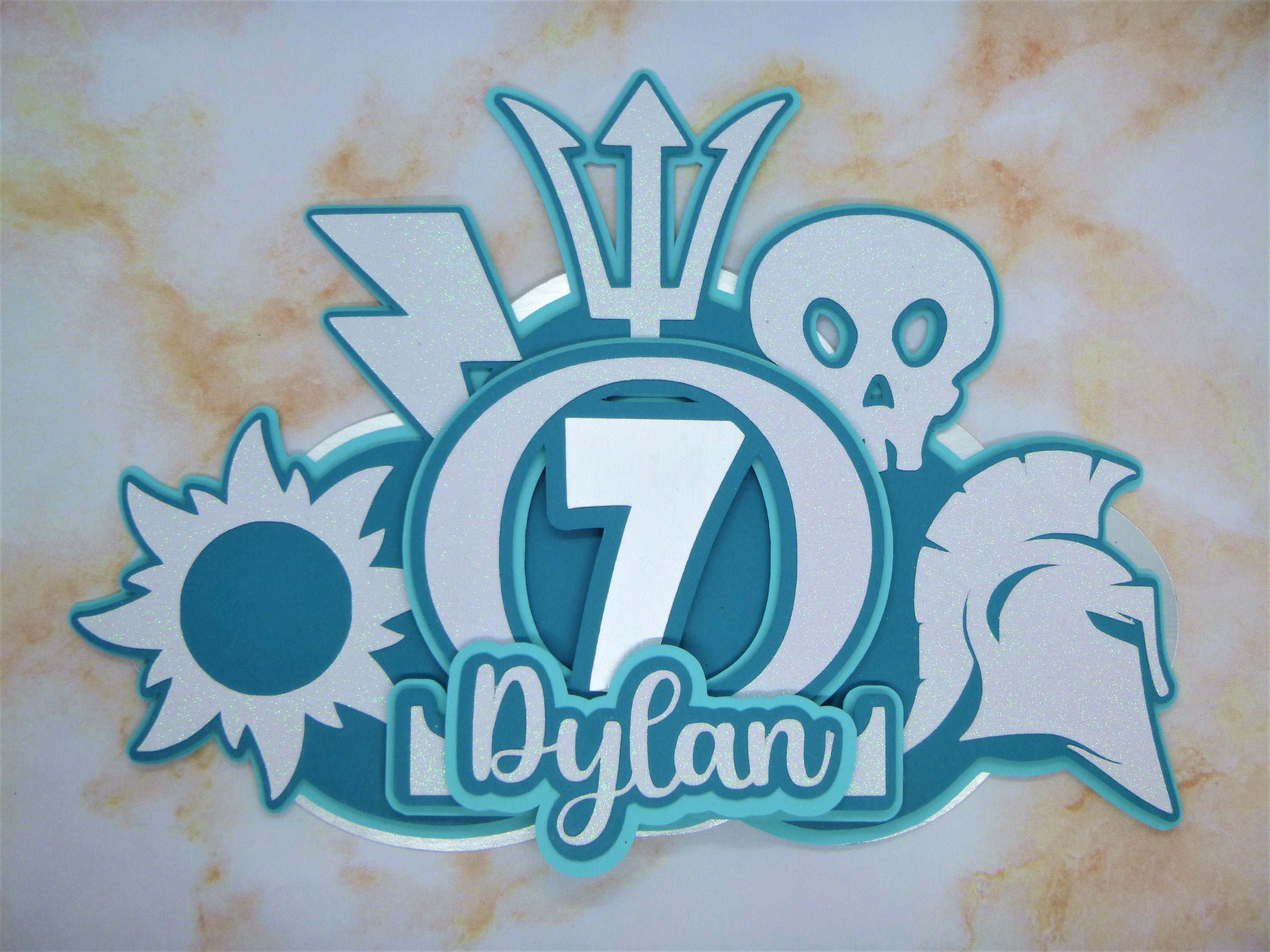 Greek Gods Cake Topper, Personalized Percy Jackson Cake Topper, Greek ...