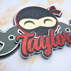Ninja Cake Topper Personalized Birthday Cake Topper for Kids - Etsy