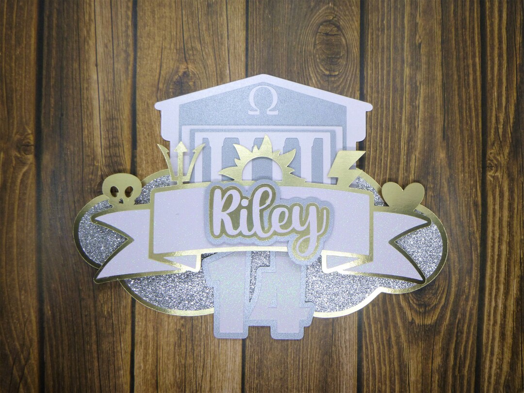 Greek Gods Cake Topper, Percy Jackson Cake Topper, Greek Gods Birthday ...