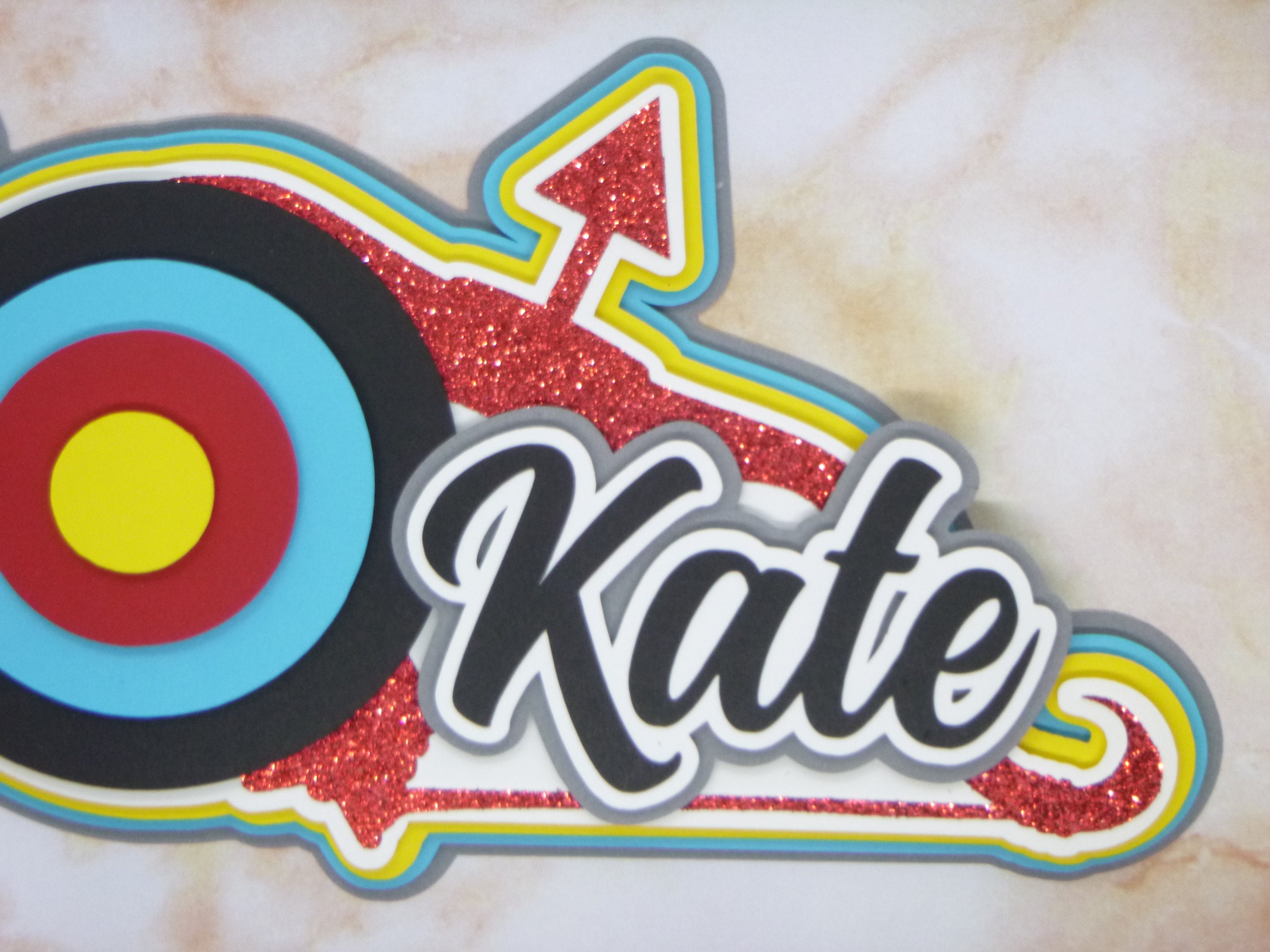 Archery Cake Topper Personalized Birthday Cake Topper for - Etsy