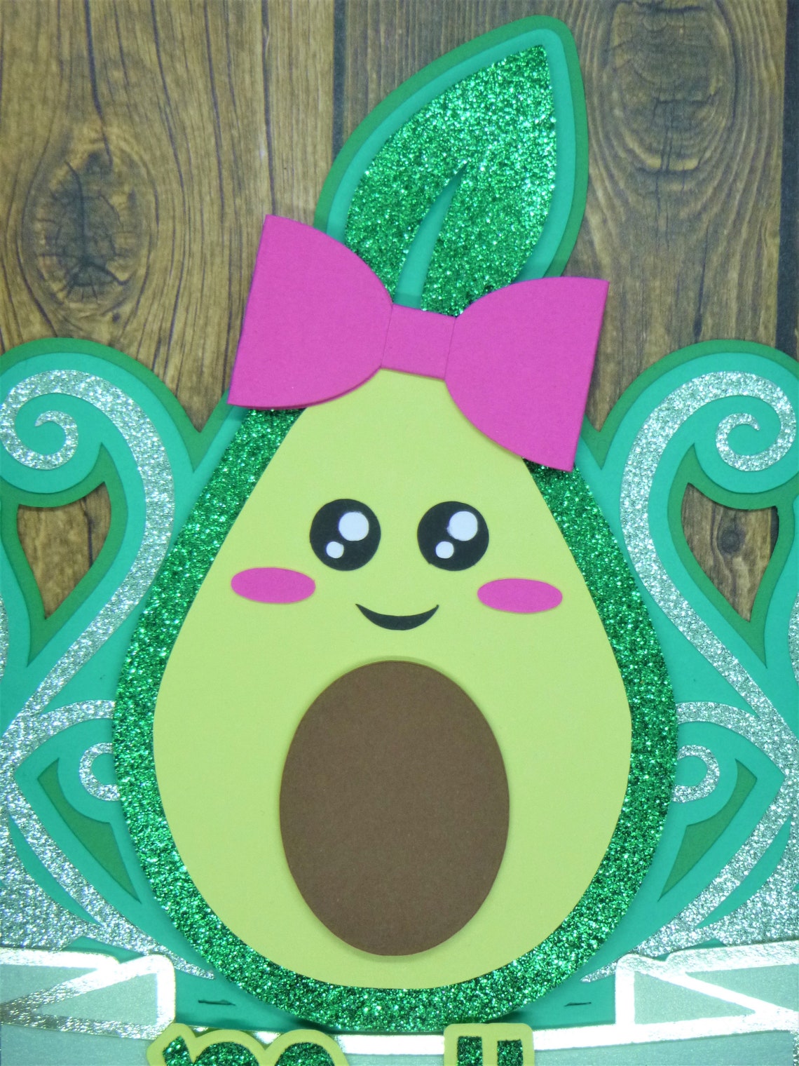 Topper de pastel de aguacate topper de pastel de cumpleaños | Etsy