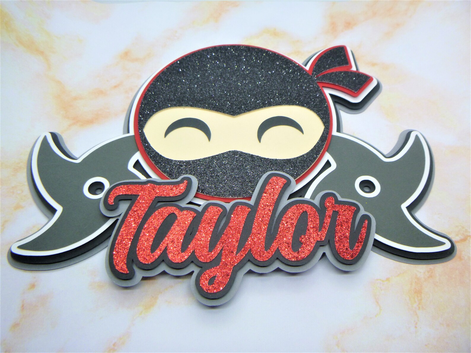 Ninja Cake Topper Personalized Birthday Cake Topper for Kids - Etsy