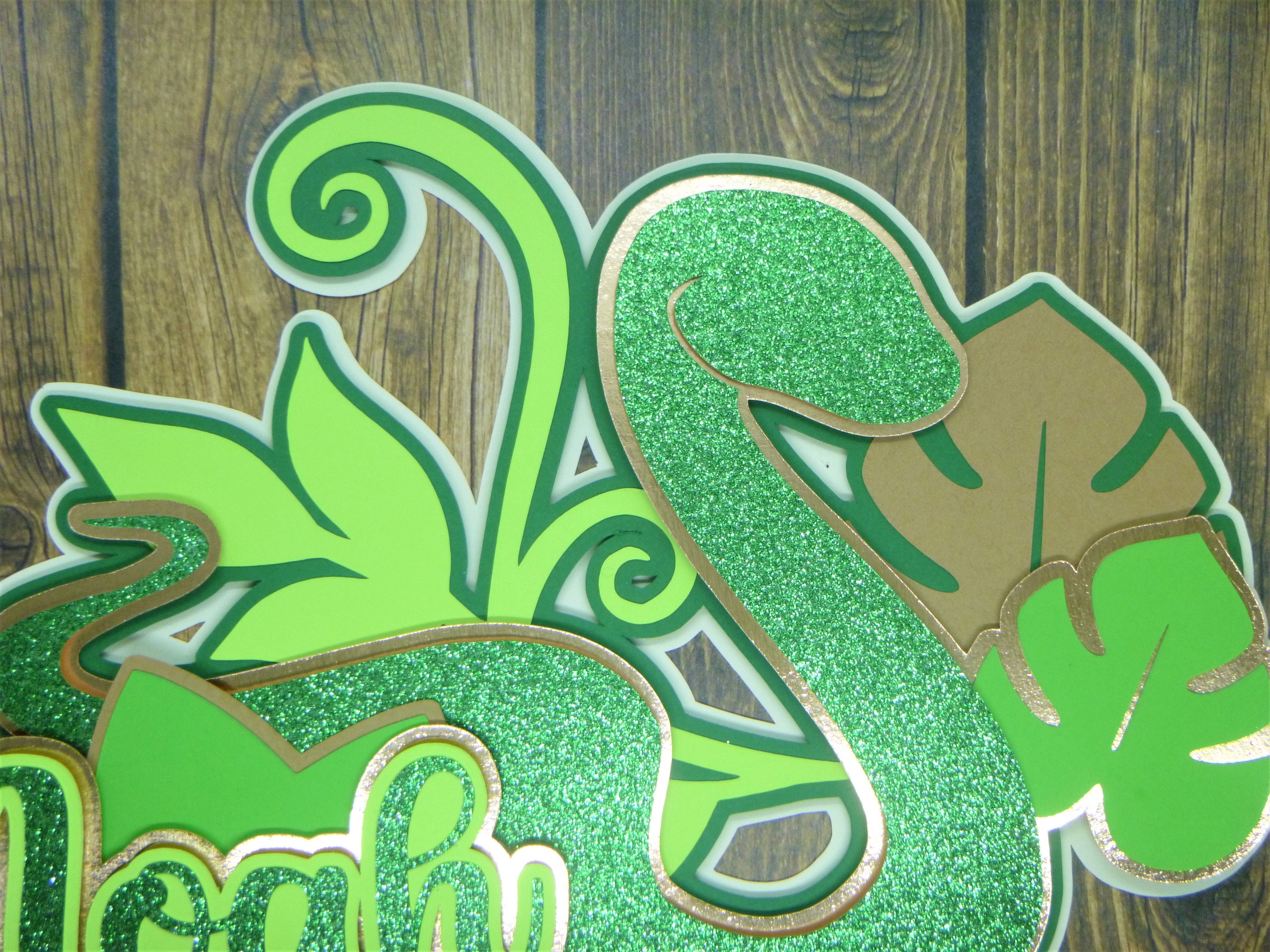 Snake Cake Topper Personalized Birthday Cake Topper for Boys - Etsy