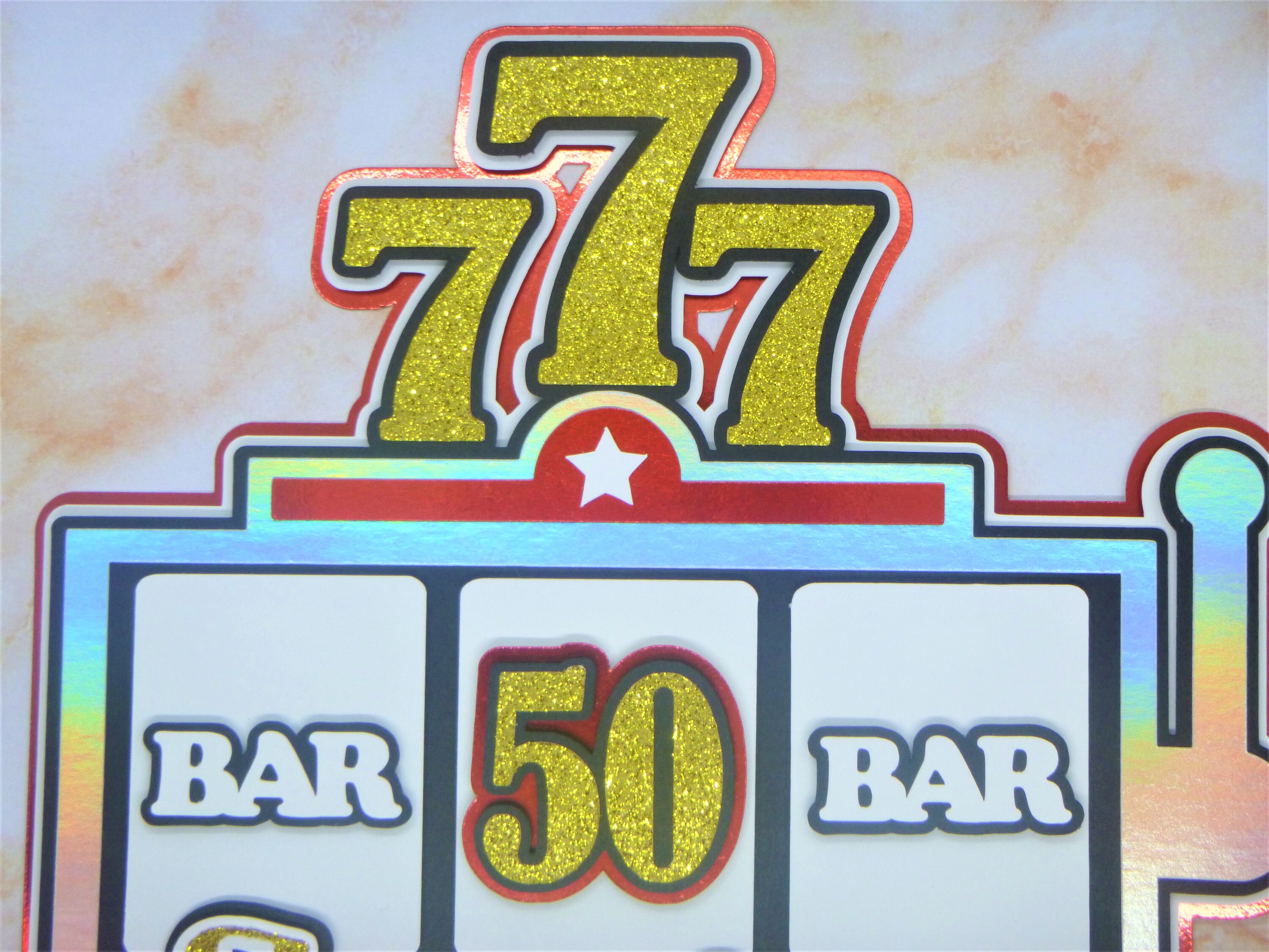 Slot Machine Cake Topper Personalized Birthday Cake Topper - Etsy