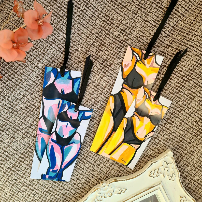 Colourful Nude Bookmarks Body Positive Nude Woman Female - Etsy UK