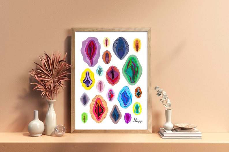Vulva Diversity Print Yoni Art Poster Vagina Print Body - Etsy UK