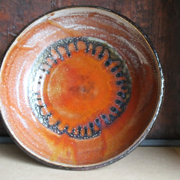 Orange Pottery - Etsy