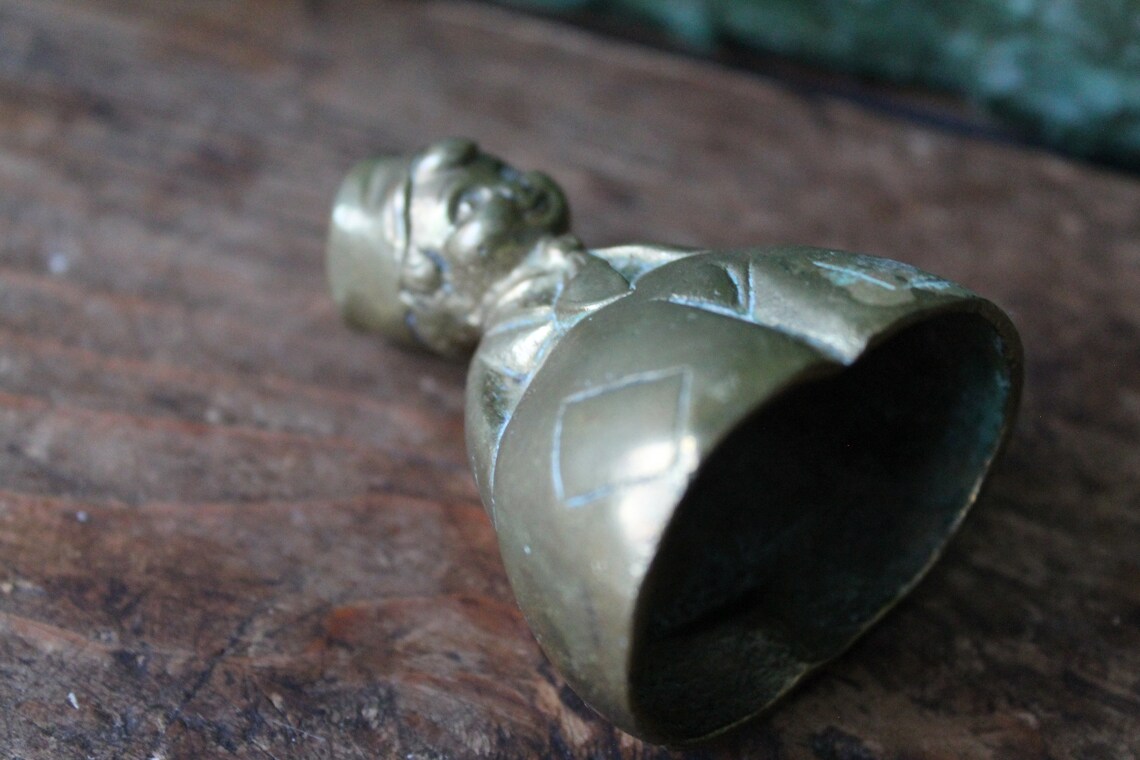 Lady Girl Bell in a Shape of a Lady Woman Solid Brass Bell | Etsy