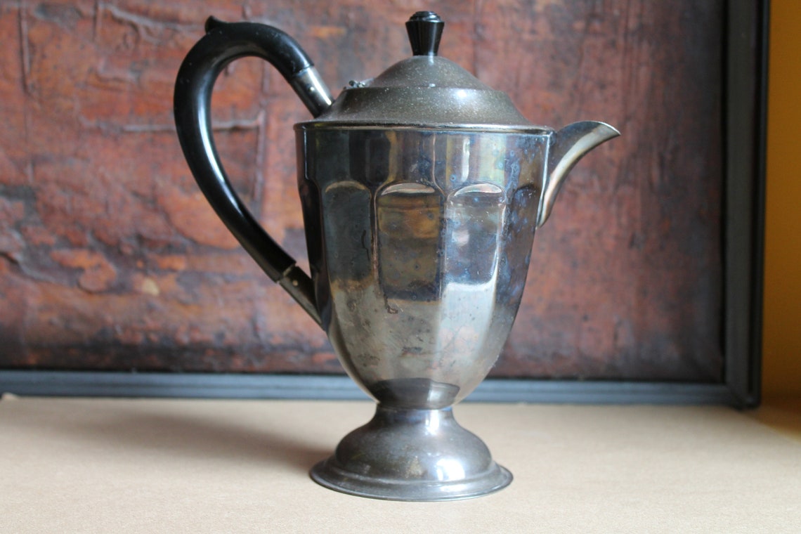 Viners Silver Teapot EPNS Coffee Pot Vintage Silver Plated - Etsy