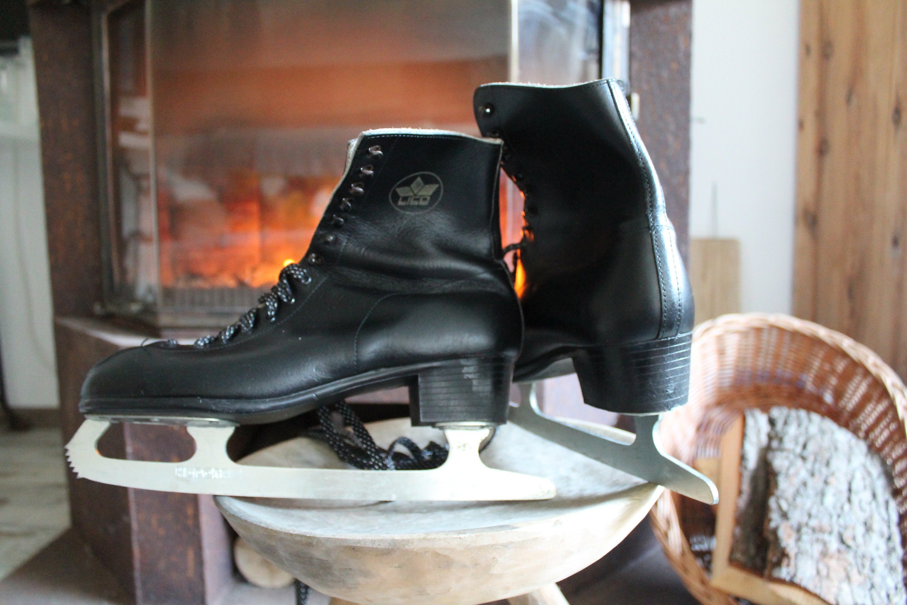 Retro Ice Skates 50s/60s Skates Vintage Men Ice Skates Steel - Etsy