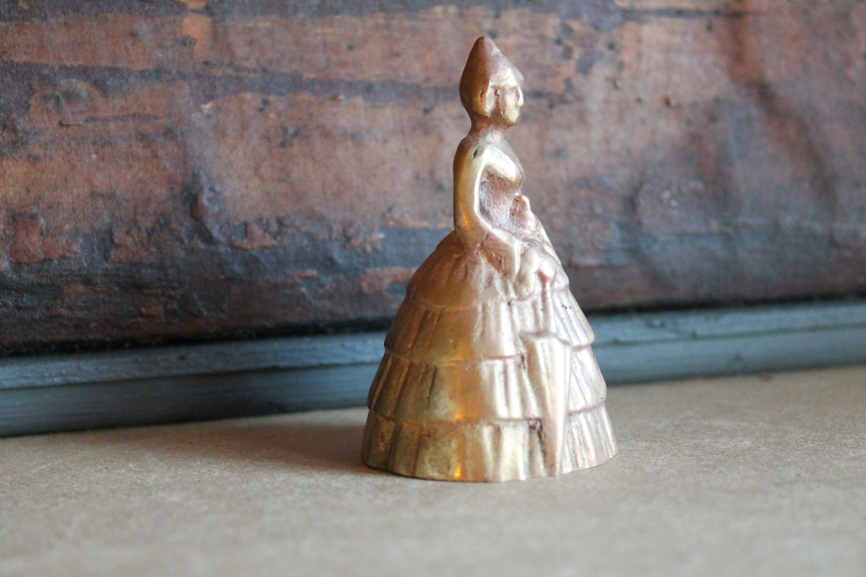 Brass Girl Bell Lady With Umbrella in a Shape of a Lady Woman - Etsy