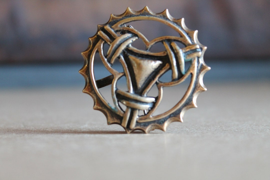 Asgard Pin Metal Brooch Asgard Hand Crafted Brass Viking Jorvik Good ...