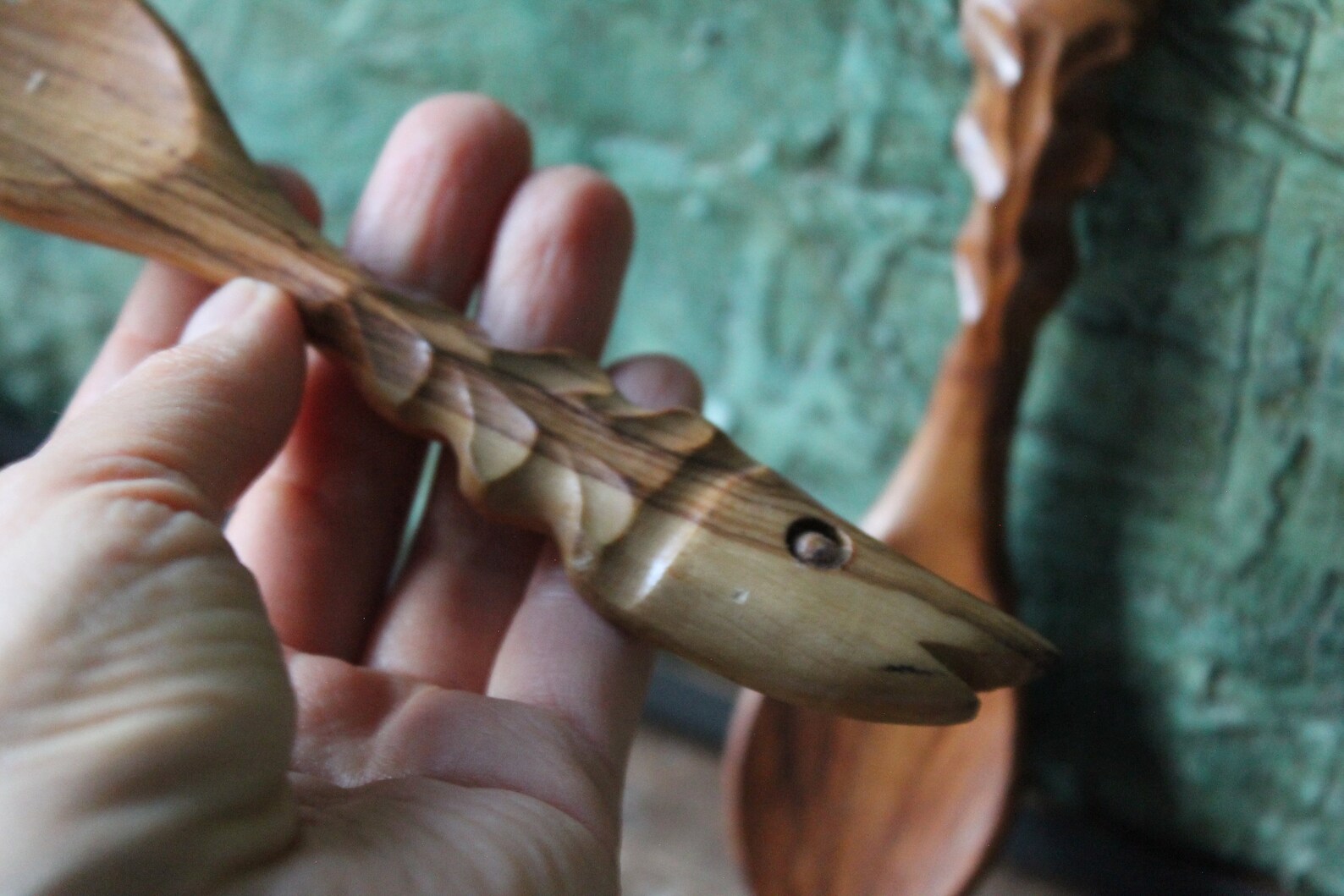 Wood Fish Shaped Rice Spoon Meal Server Cooking Tools - Etsy