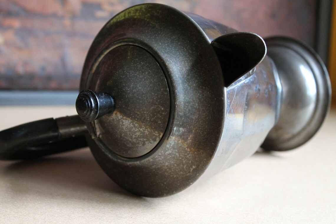 Viners Silver Teapot EPNS Coffee Pot Vintage Silver Plated - Etsy