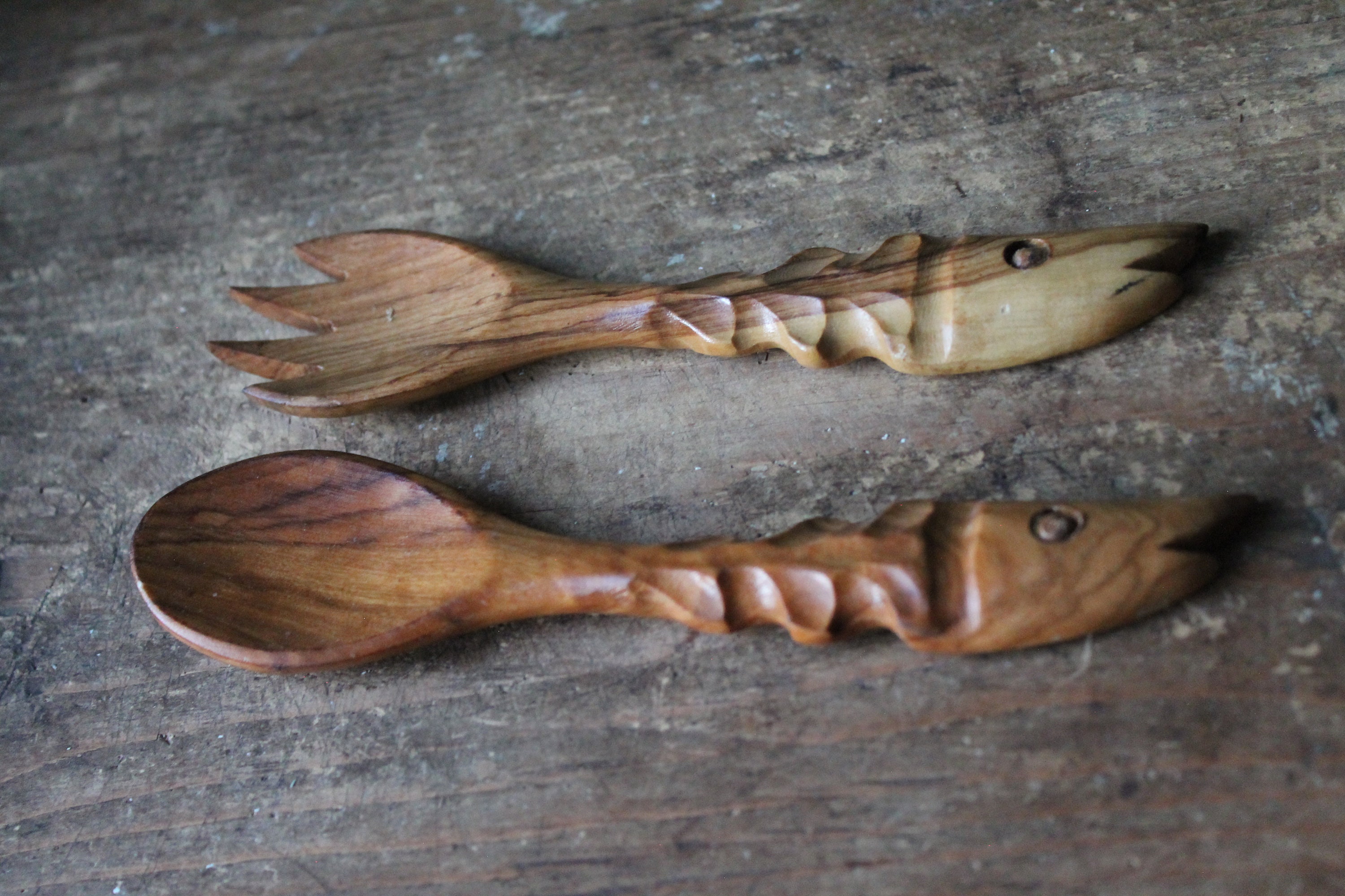Wood Fish Shaped Rice Spoon Meal Server Cooking Tools - Etsy