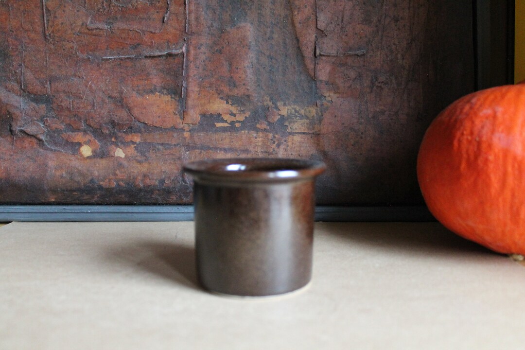 Gustavsberg Pottery Pot Brown Jar by Stig Lindberg Swedish Ceramic Pot ...