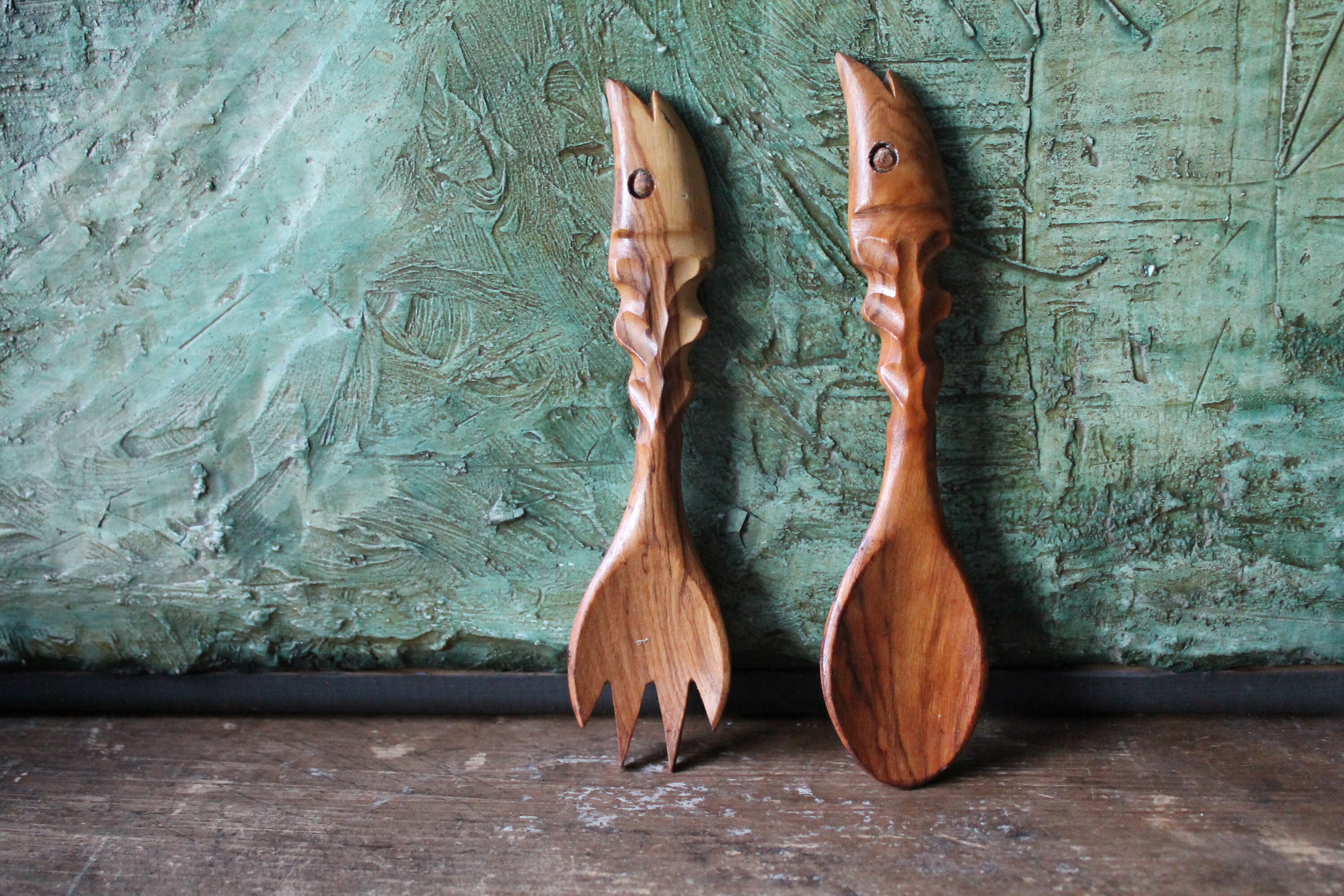 Wood Fish Shaped Rice Spoon Meal Server Cooking Tools - Etsy