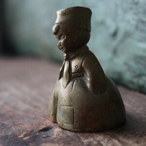 Lady Girl Bell in a Shape of a Lady Woman Solid Brass Bell Decoration ...