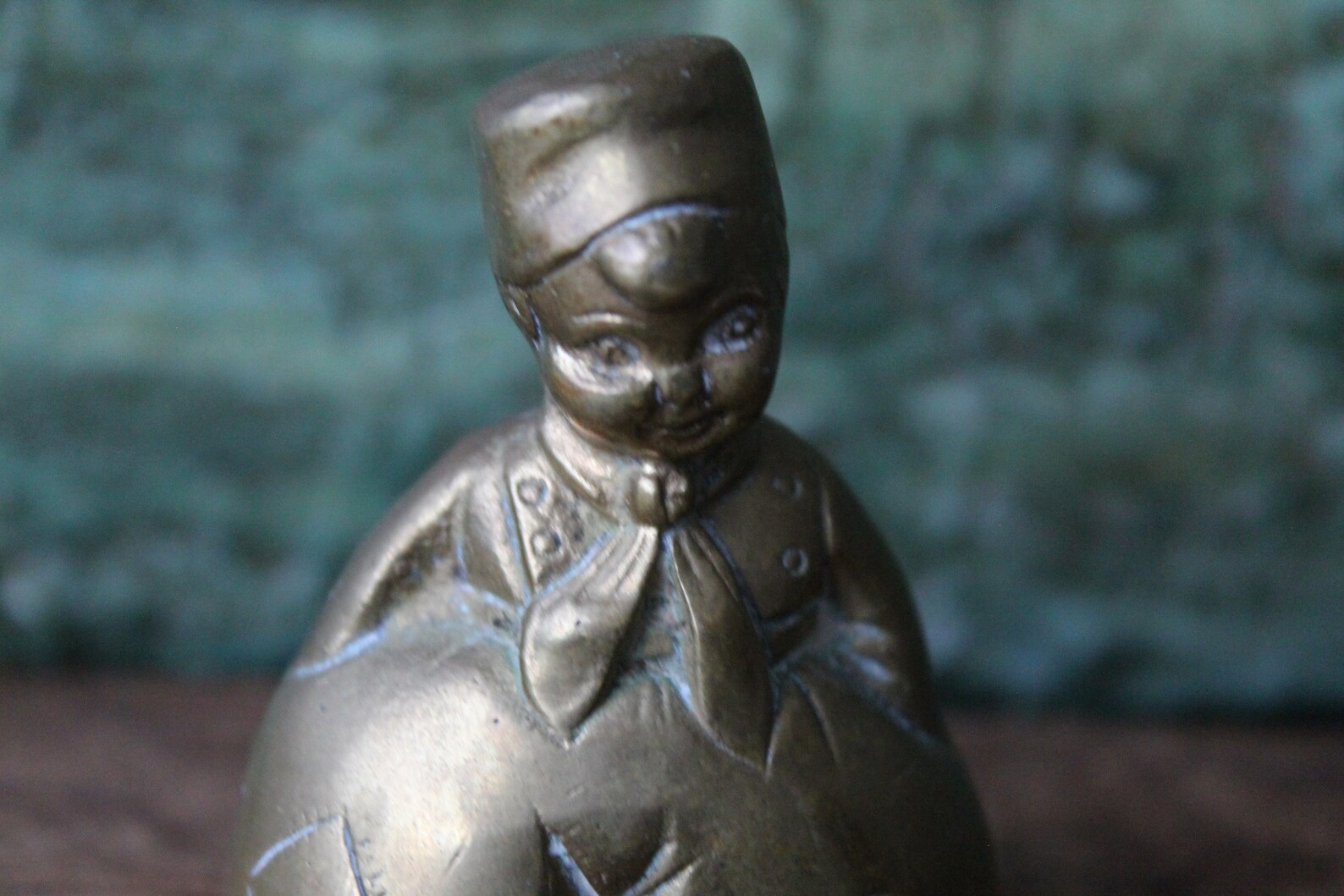 Lady Girl Bell in a Shape of a Lady Woman Solid Brass Bell | Etsy