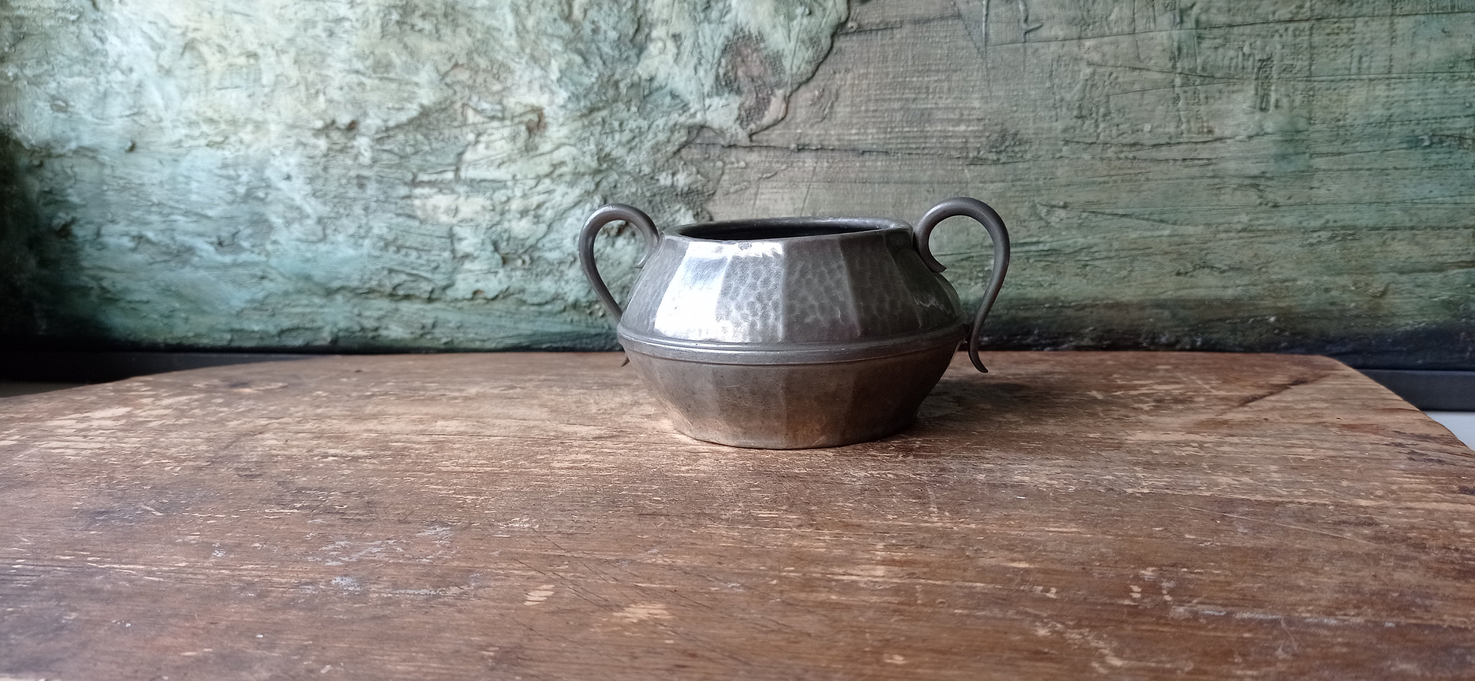 Hand Hammered Old English Pewter Container Jug Knighthood | Etsy