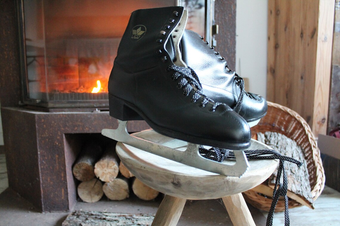 Retro Ice Skates 50s/60s Skates Vintage Men Ice Skates Steel - Etsy