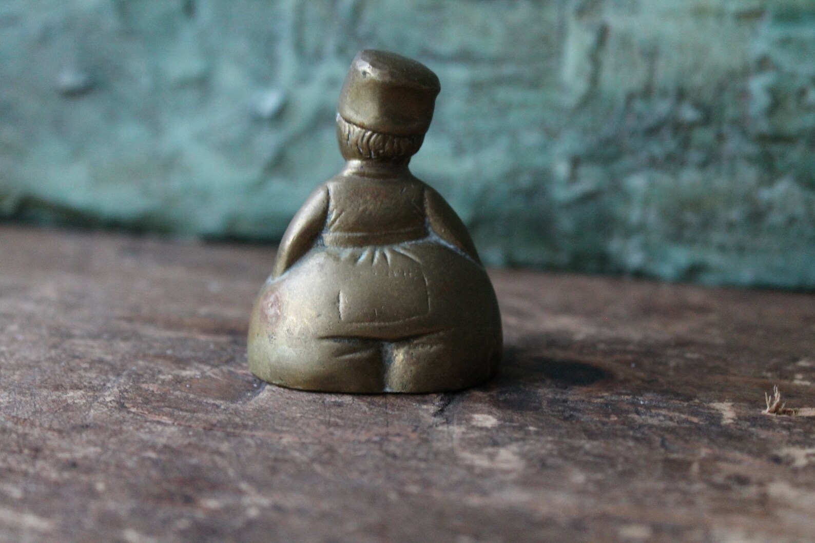 Lady Girl Bell in a Shape of a Lady Woman Solid Brass Bell - Etsy