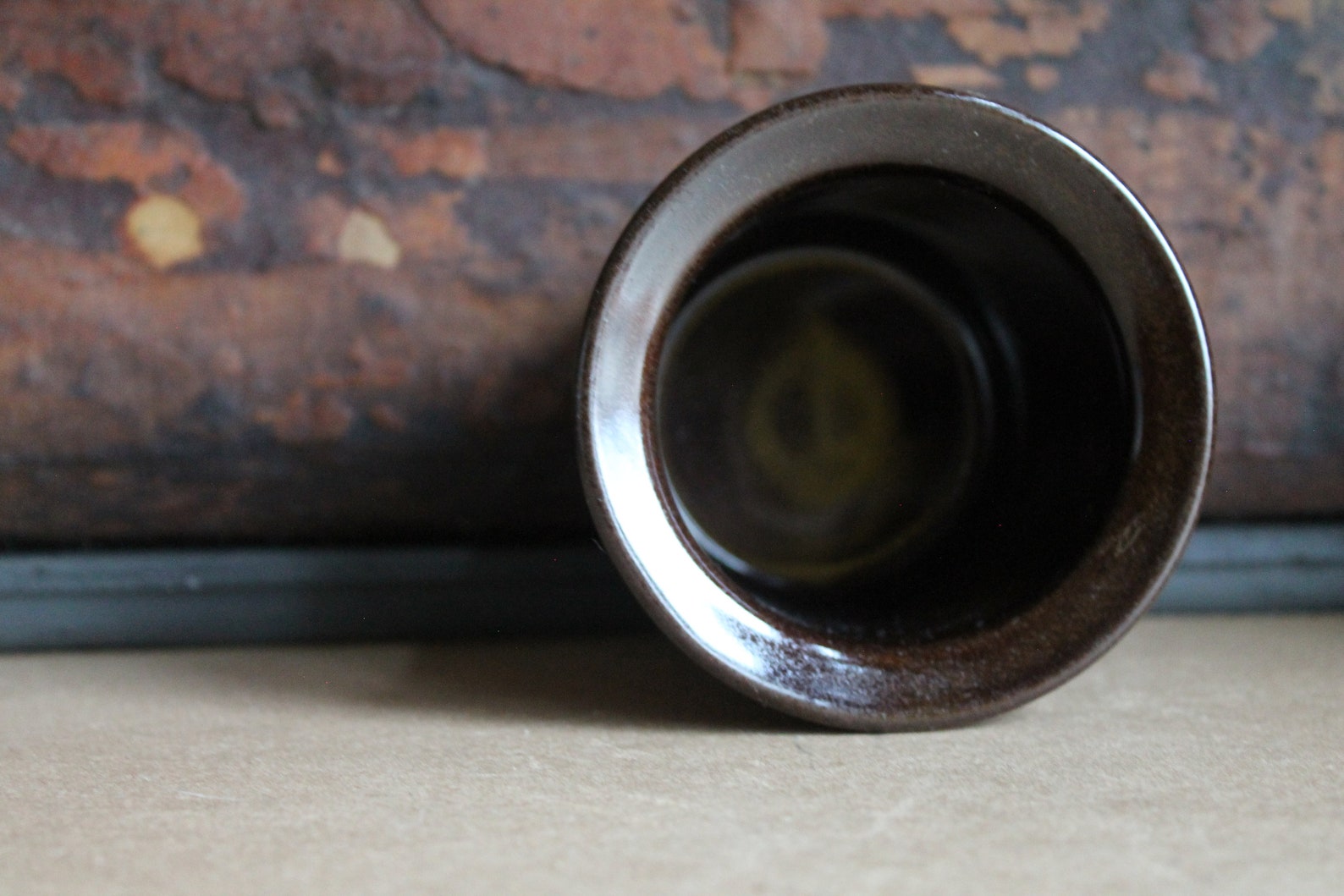 Gustavsberg Pottery Pot Brown Jar by Stig Lindberg Swedish Ceramic Pot ...