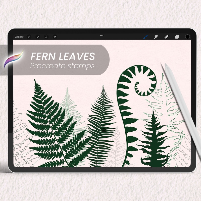 Fern Stamp - Etsy