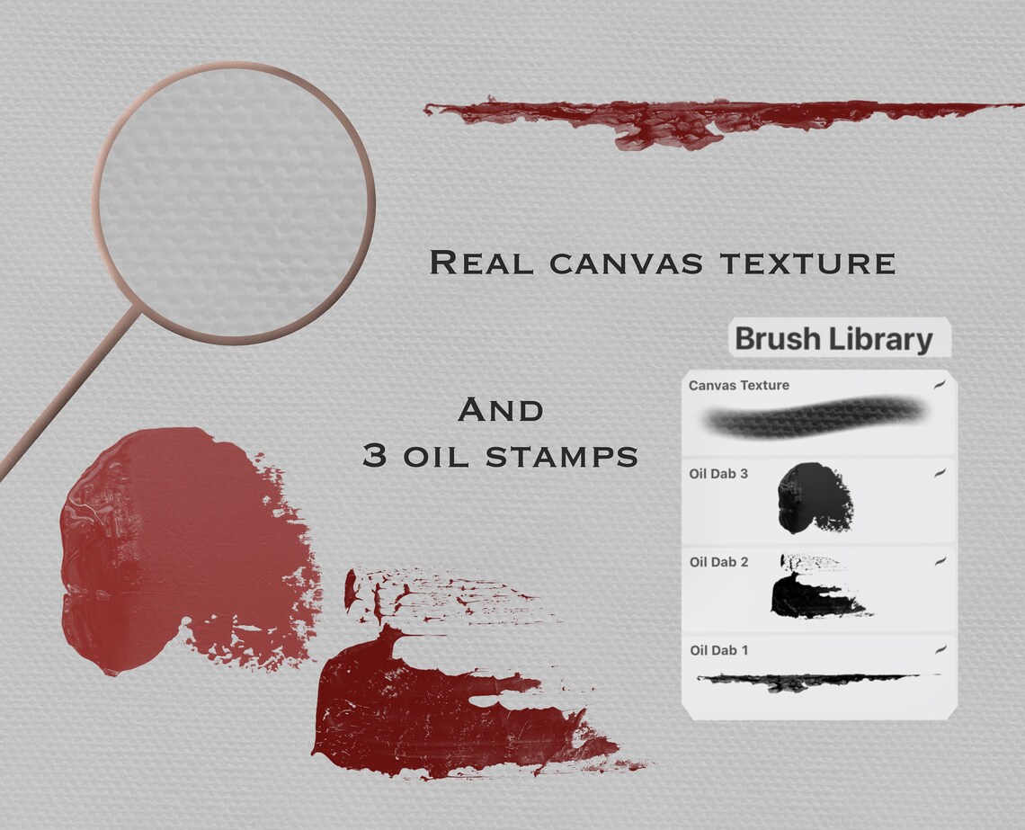 Procreate Abstract Painting Texture Brushes Oil and Acrylic - Etsy