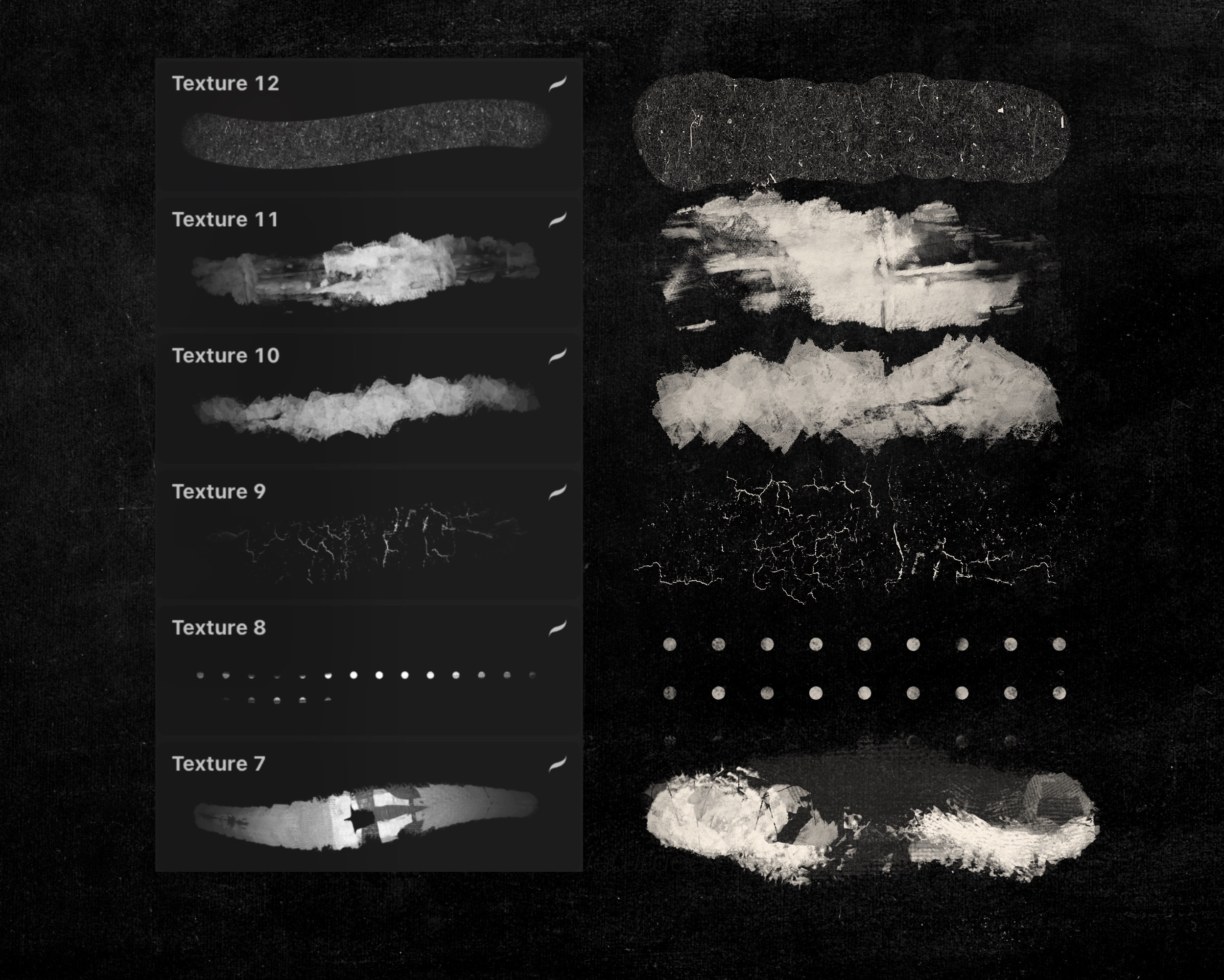 Abstract Painting Texture Brushes for Procreate Digital Art - Etsy