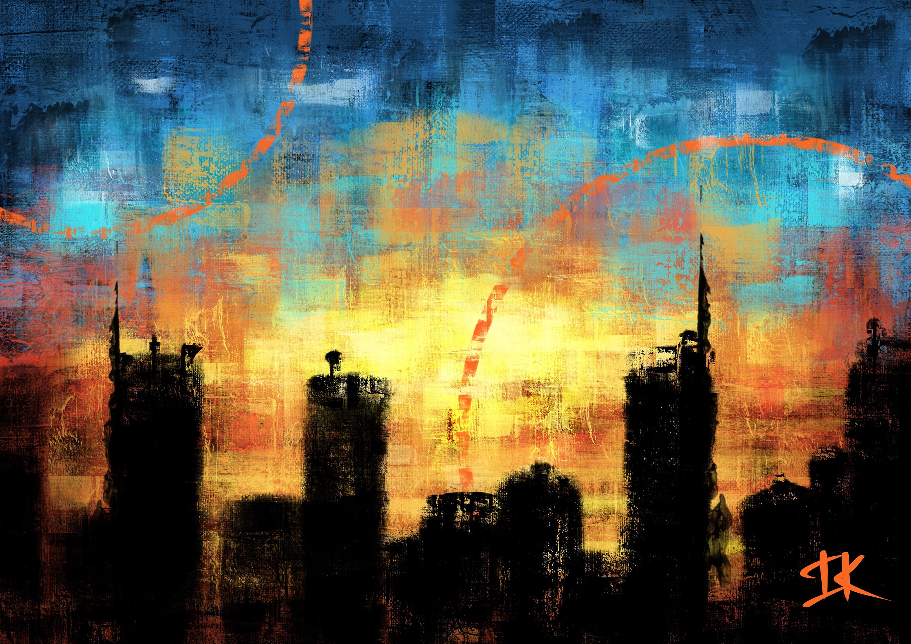 Procreate Abstract Painting Texture Brushes Oil and Acrylic - Etsy