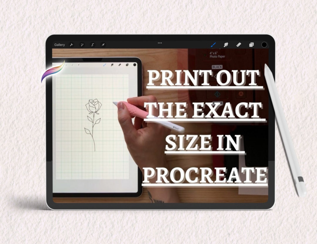 Procreate A4 Cm Grid Template Measure Tool | Measuring and Lettering ...