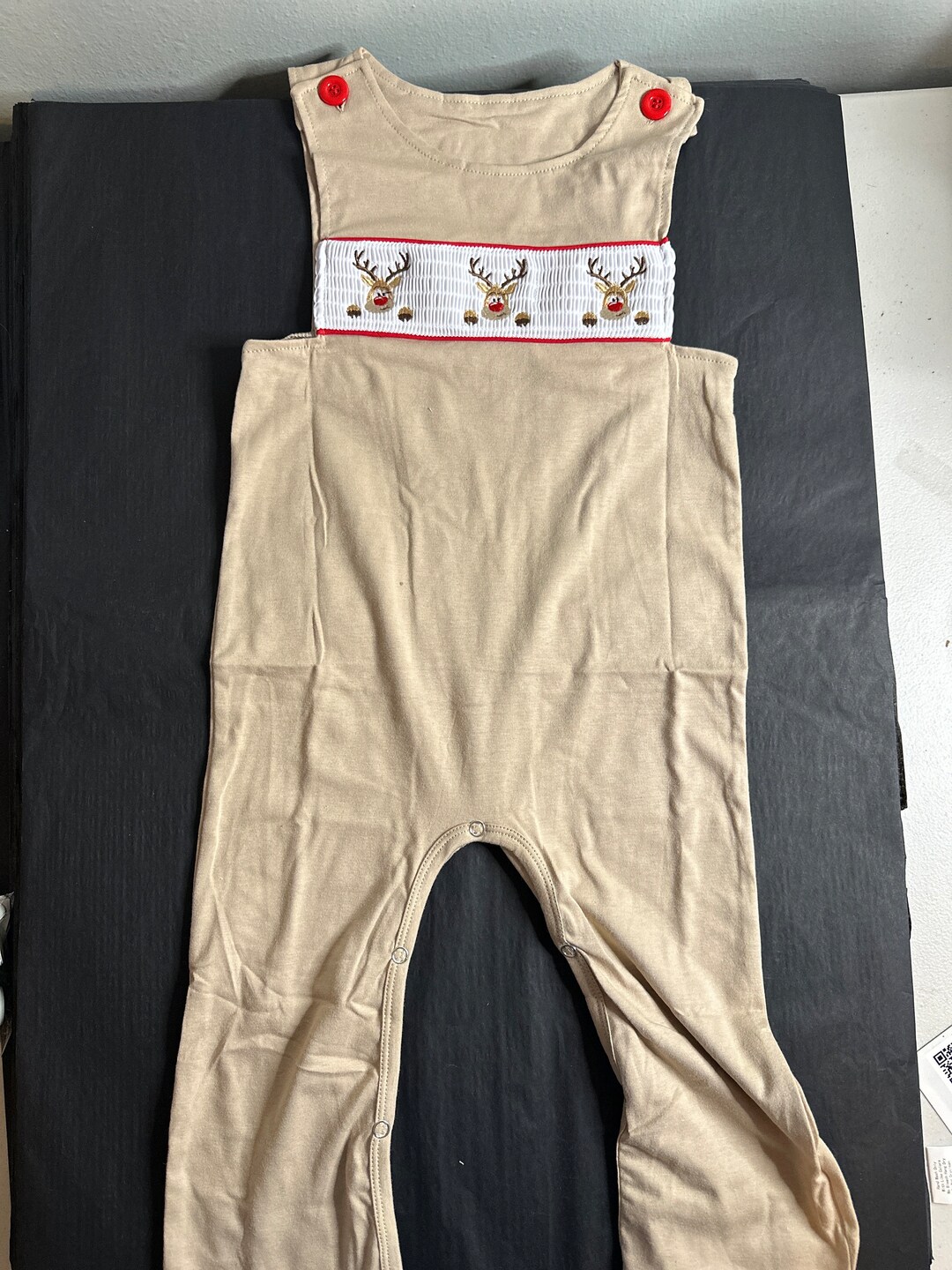 Christmas Reindeer Smocked Outfit for Baby Boys and Toddlers - Etsy