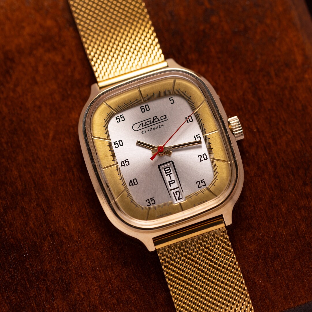 Vintage slava Fridge Soviet Watch, Ideal Condition, Collectible ...
