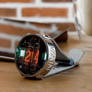 NIWA Nixie Watch V2.0 - Neptune Case, Titanium Case, Nixie Tube Wrist ...