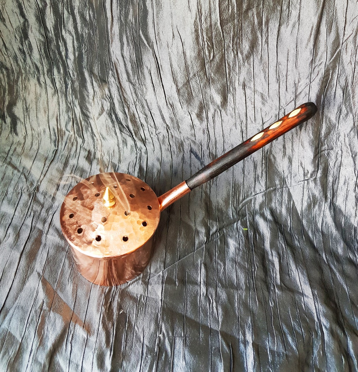 Copper Incense Coal Burner Home Cleaning Ritual Frankincense - Etsy