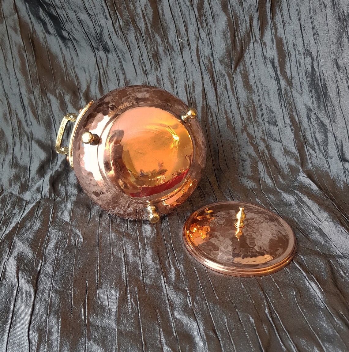 Small Witch Cauldron Copper Cauldron Cauldron with Lid | Etsy