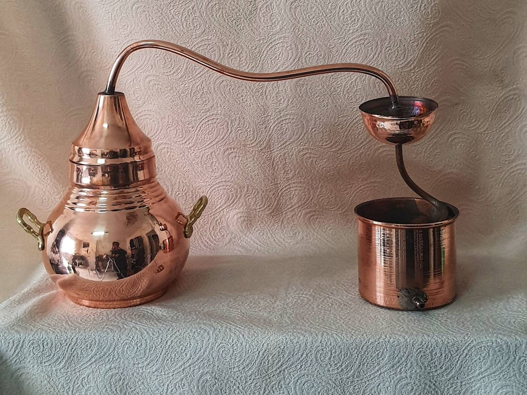 Mini Distiller, Pure Copper Alembic, Essential Oil Distiller, Hydrosol ...