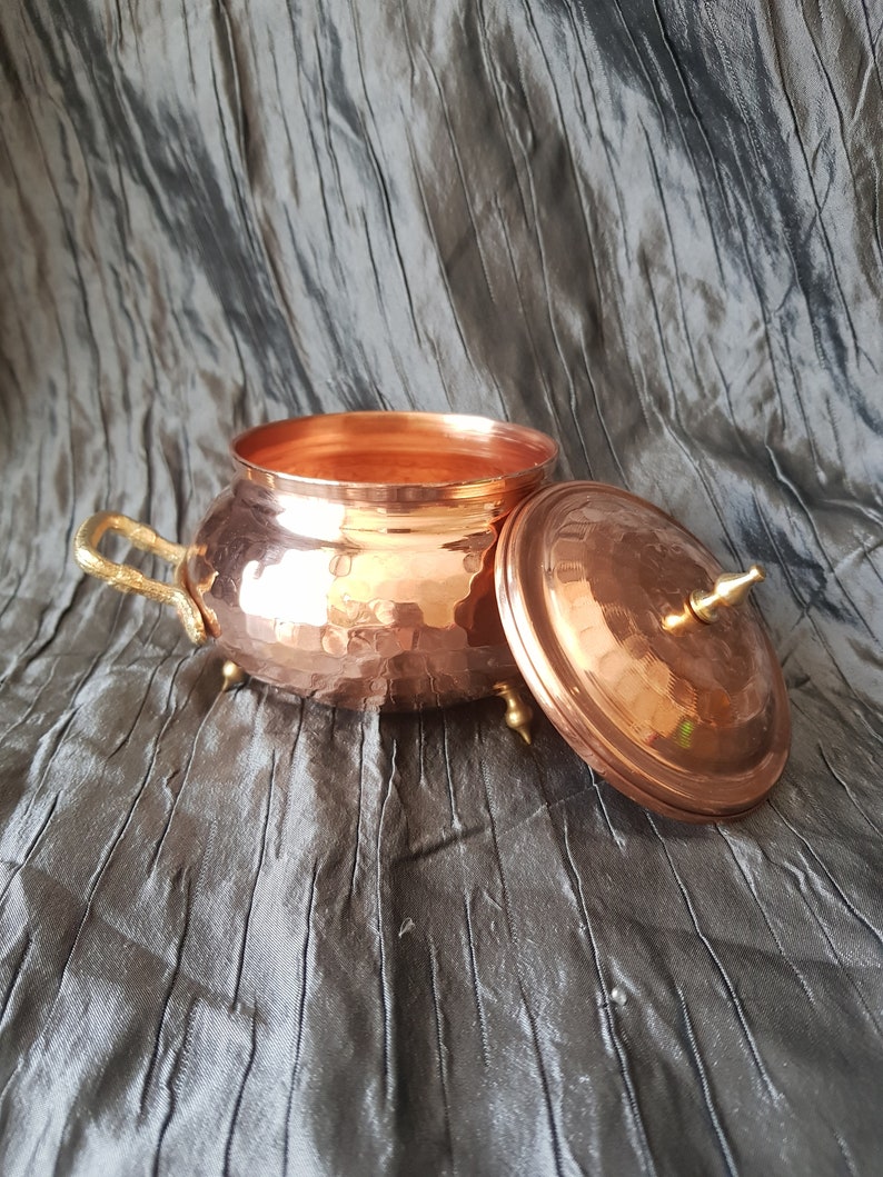 Small Witch Cauldron Copper Cauldron Cauldron With Lid | Etsy