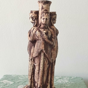Hecate Statue, Triple Goddess Figurine, Altar Piece, Pagan Idol ...