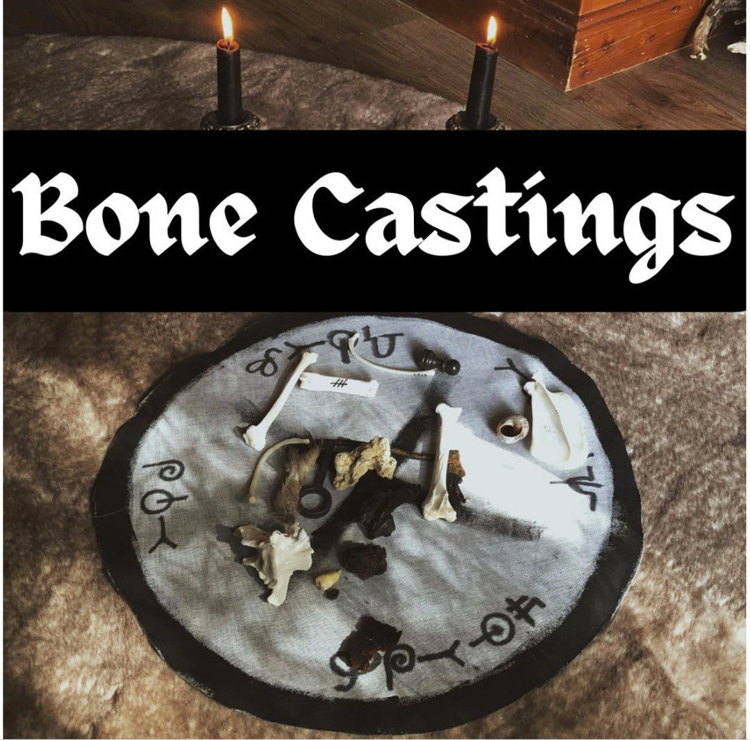 BONE CASTING Personal Bone Reading Magpie Oracle - Etsy