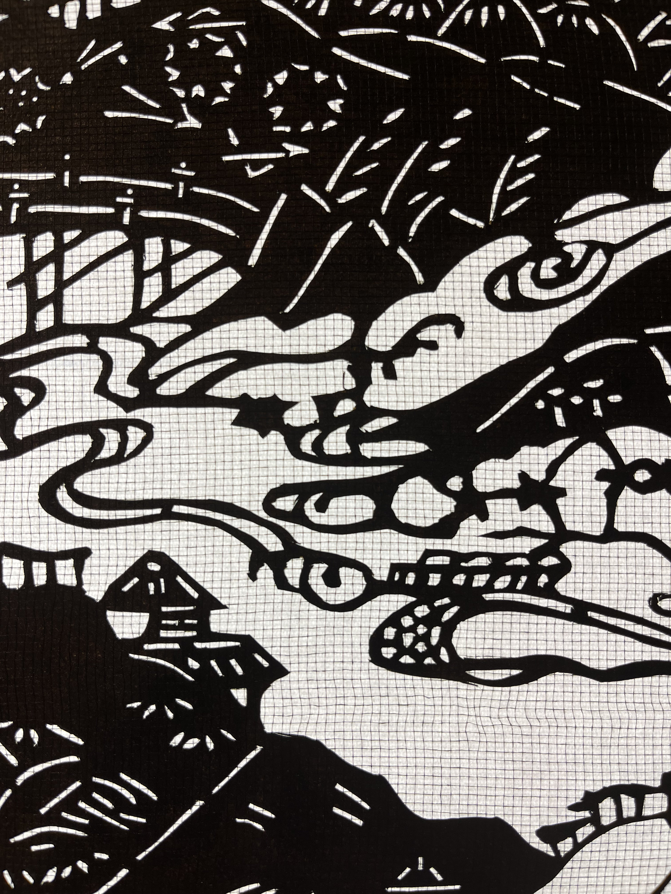 Antique Ise Katagami Stencil Japanese Kimono Textile Art Paper - Etsy