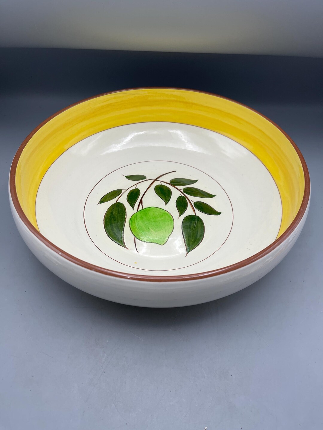 Vintage Stangl Pottery Lime Large Serving Bowl 12 Inch - Etsy UK