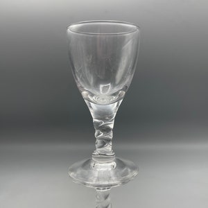 Seneca Vintage Cordial Glasses Pirouette Hand-blown Twist Stemware Set ...