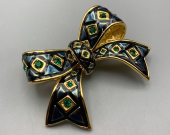 Joan Rivers Bow Pin - Etsy